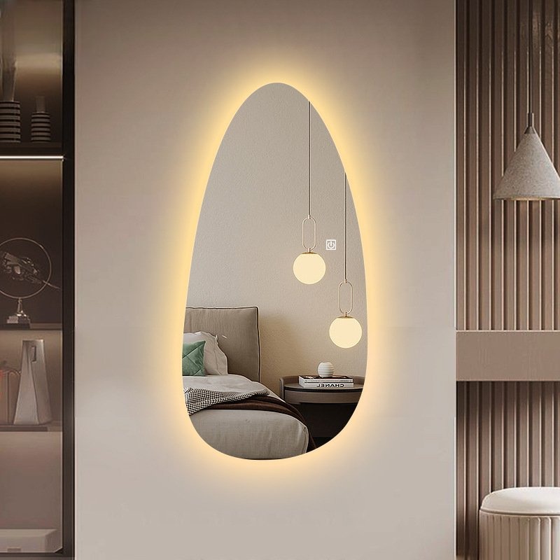 Asymmetrical backlit LED mirror - Luxury Casa - Home of premium décor