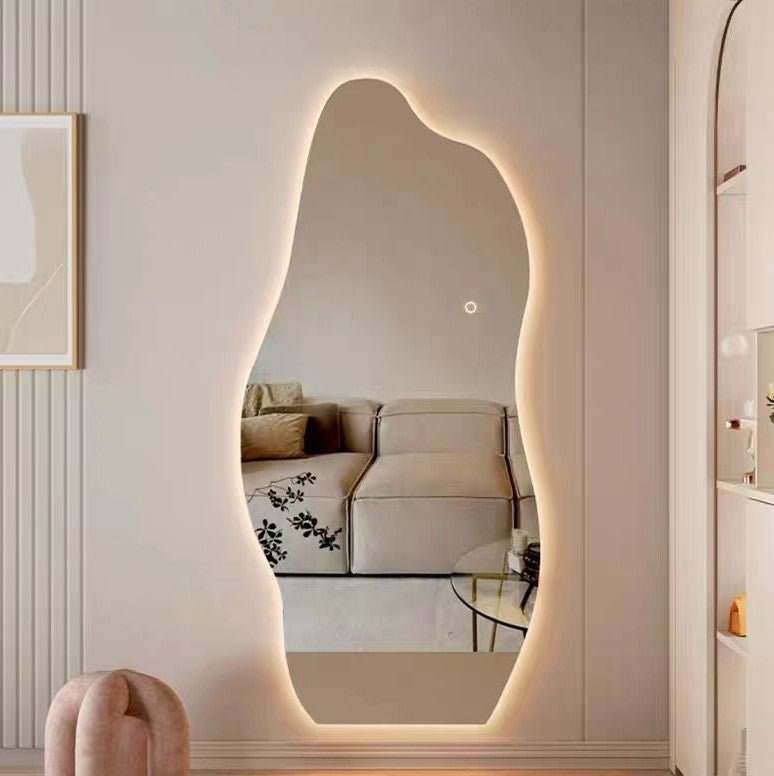 101 Irregular Shape Frameless Backlit Wall Mirror - Luxury Casa - Home ...