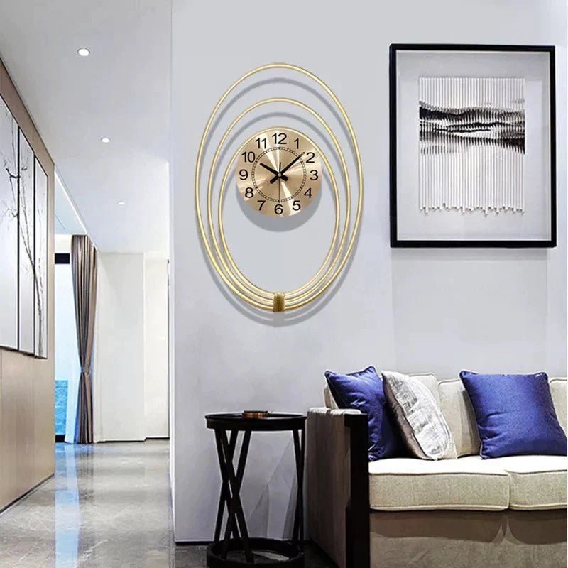 Oval wall clock – Luxury Casa