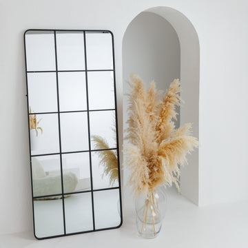 Rounded corners full length window Mirror - Luxury Casa - Home of ...